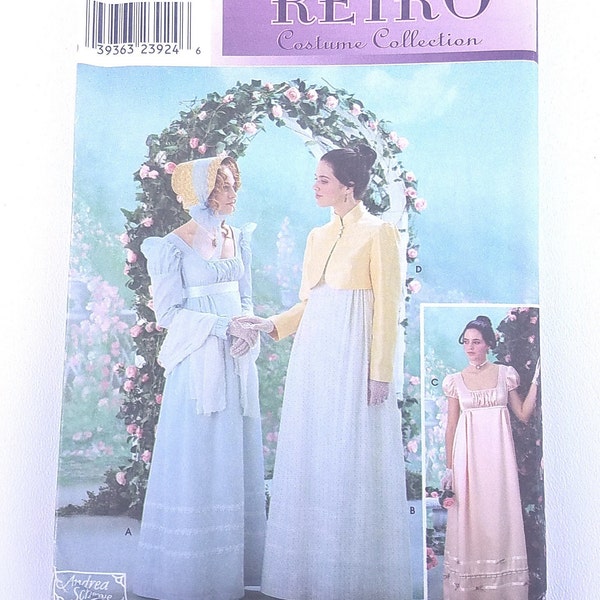 Regency Dress Pattern - Etsy