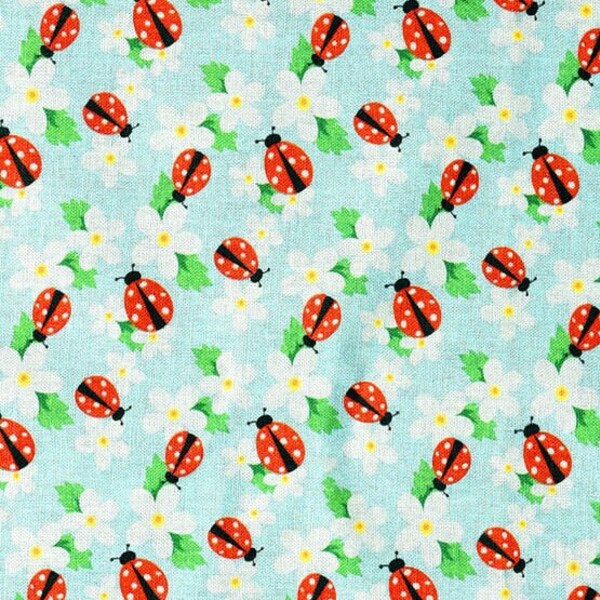 Ladybug Fabric - Etsy