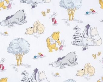Winnie the Pooh Togetherness Fabric - Etsy