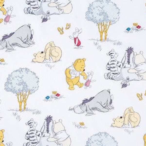 Winnie the Pooh Fabric - Etsy