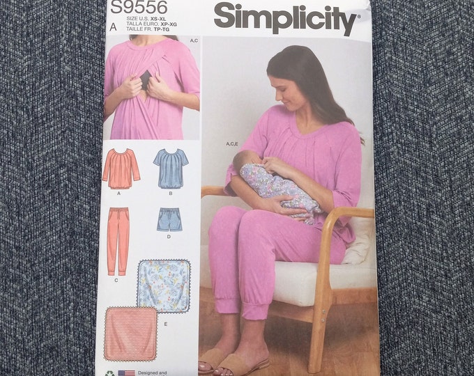 Nursing Tops, Pants, Shorts and Blanket Pattern, Loose Fitting Blouse ...