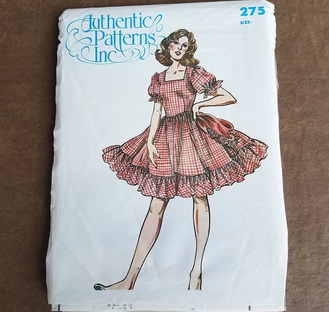 Vintage Square Dance Pattern Authentic Patterns Inc No 275 - Etsy
