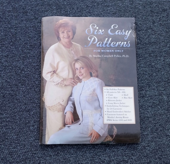Martha Pullen Book Six Easy Patterns Women Only PBS Series - Etsy