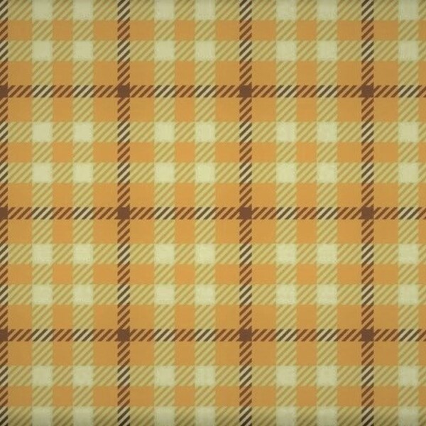 Yellow Plaid Fabric - Etsy
