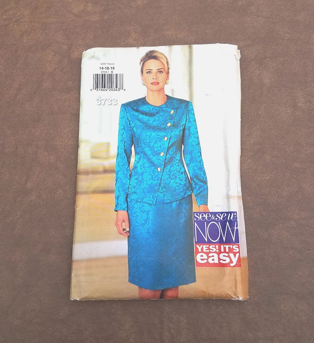 Vintage Suit Dress Pattern 1990s Special Occasion Dress - Etsy