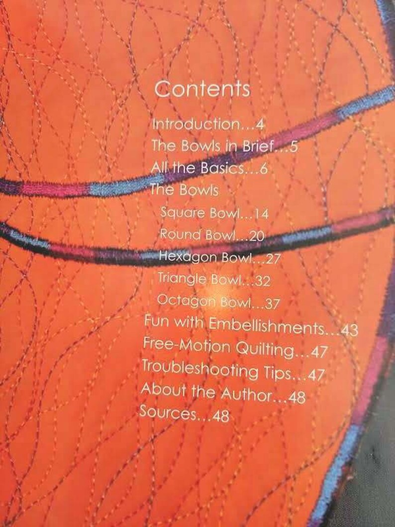 Making Fabric Bowls Fast Fun and Easy Fabric Bowls Book by | Etsy