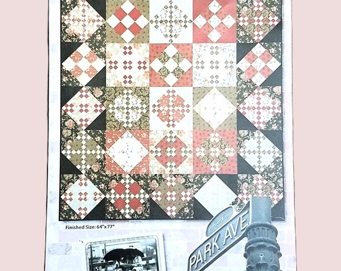 Park Avenue Quilt Pattern by 3 Sisters, Nine Patch Quilt Pattern ...