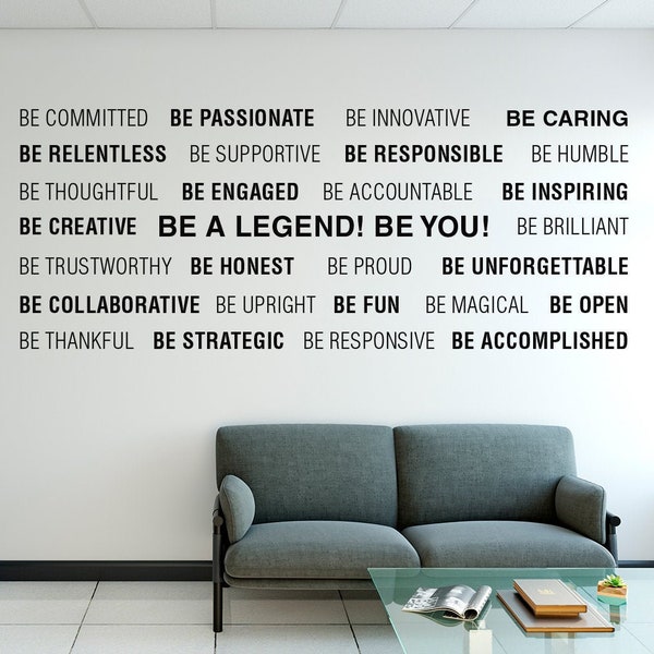 Office Wall Decal - Etsy