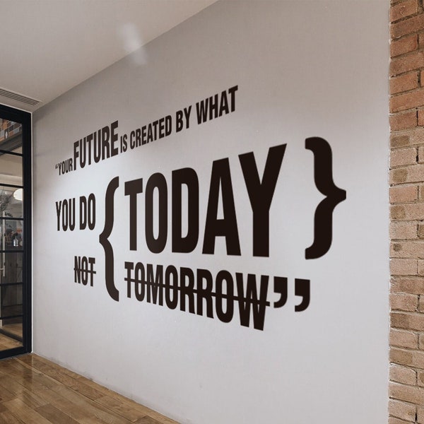 Office Wall Decal - Etsy