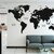 Office World Map, Continents, Map Wall Decal, Map Wall Sticker, Office ...