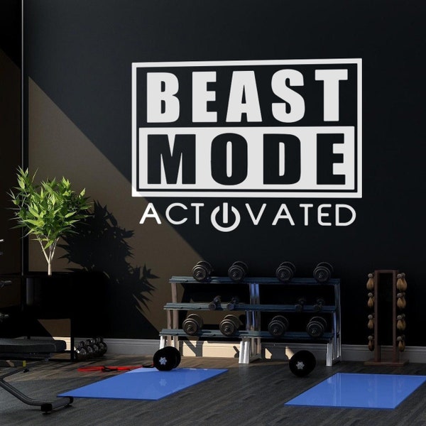 Beast Mode Decal - Etsy