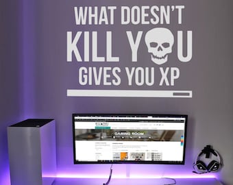 Gaming Zone, Gaming Decals, Gamer Wall Sticker, Gamer Wall Decal, Gamer ...