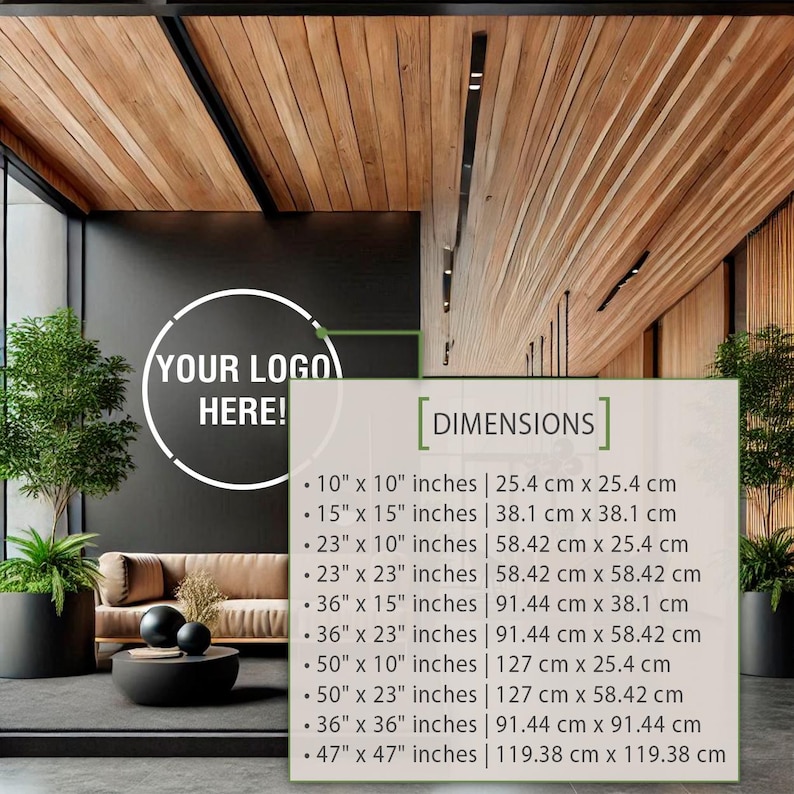 Custom Logo Wall Decal - Interior Decal - Your Business Logo ...