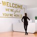 Welcome, Office Decals, Office Wall Art, Business Decor, Office Decor ...