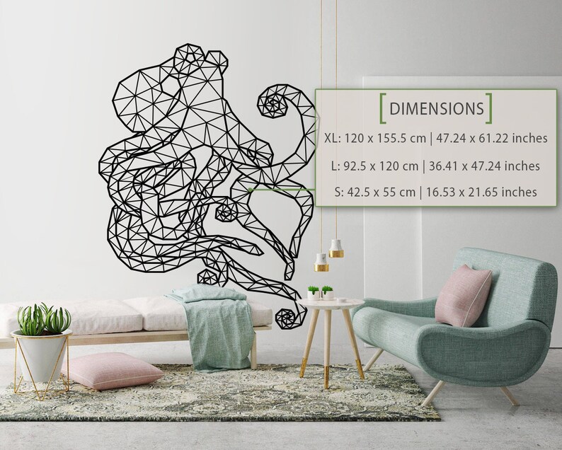 Octopus Geometric Wall Art Decal Octopus Decor Geometric - Etsy