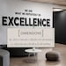 Excellence Office Wall Decal - Etsy