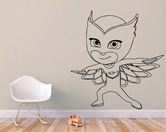 Pj masks wall decal | Etsy