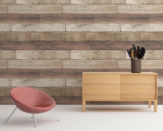 Reclaimed Wood Wallpaper