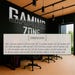 Minimalist 'gaming Zone' Vinyl Wall Decal - Perfect Gamer Room Decor - Etsy