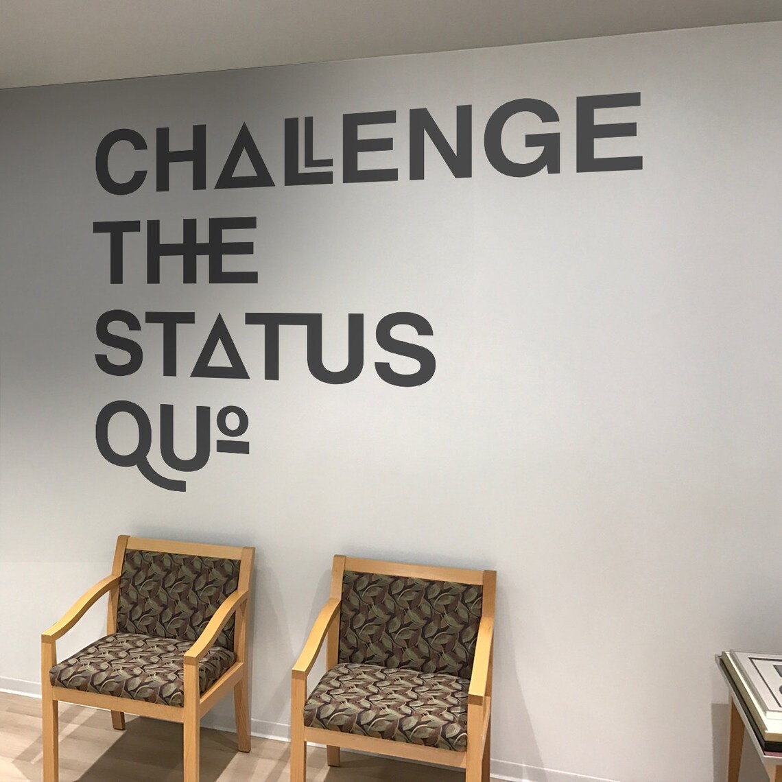 Challenge the Status Quo Office Wall Decal: Corporate Decor - Etsy