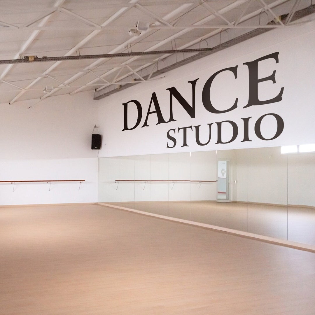 Dance Studio Wall Decal: Academy Decor, Large Wall Art - Etsy