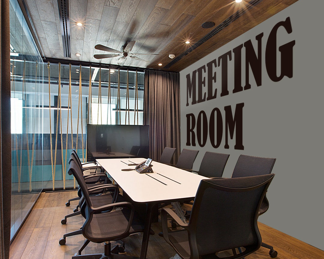 Meeting Room Wall Decal: Modern Office Decor - Etsy