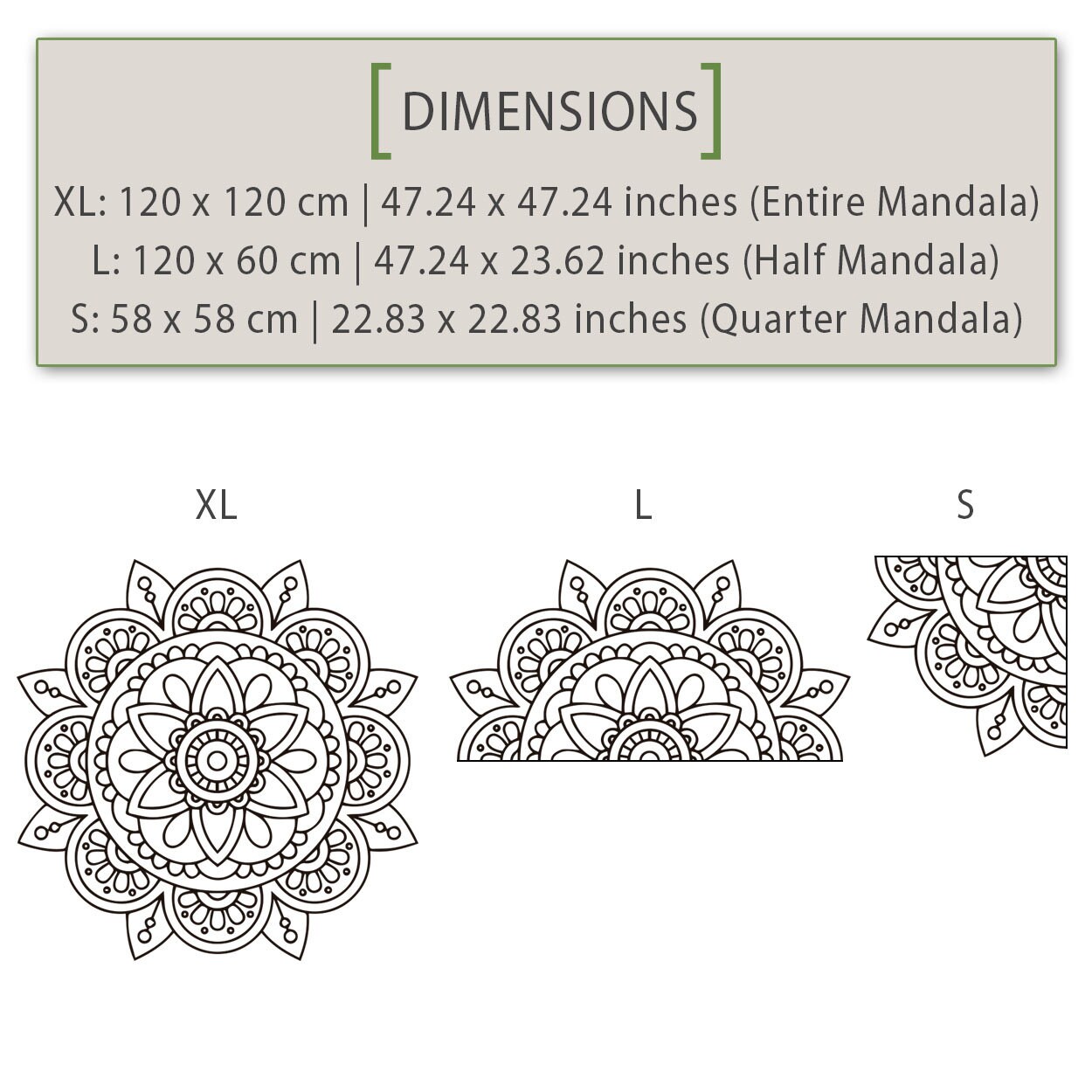 Wall Sticker Mandala Mandala Wall Art Mandala Wall Sticker | Etsy