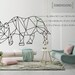 Rhino, Geometric Wall Art, Decal, Rhino Decor, Geometric Art, Geometric ...