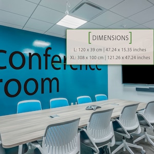 Conference Room Vinyl Wall Decal: Modern Office Decor - Etsy
