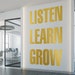 Listen Learn Grow Wall Sticker Classroom Decor Classroom - Etsy