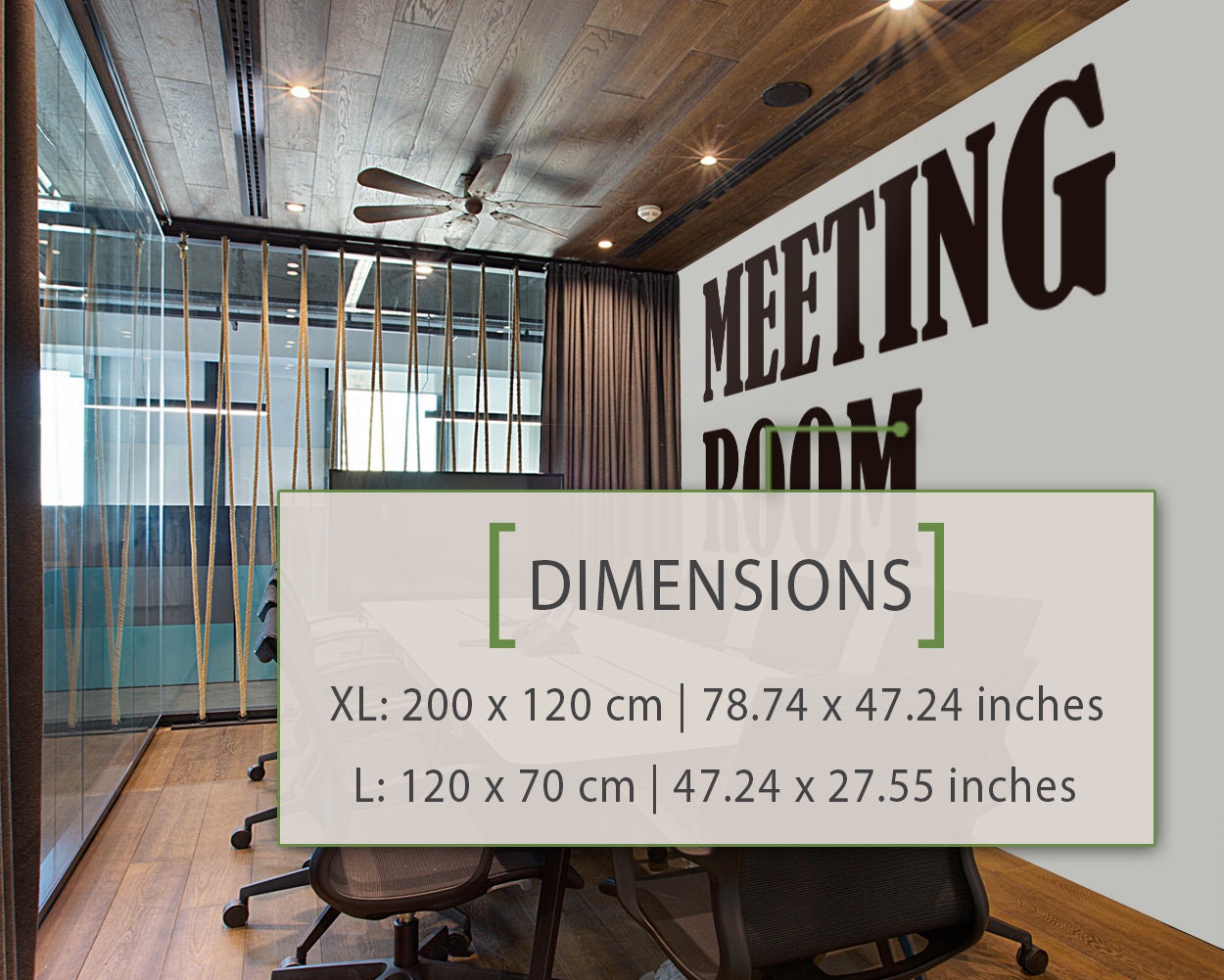 Meeting Room Wall Decal: Modern Office Decor - Etsy