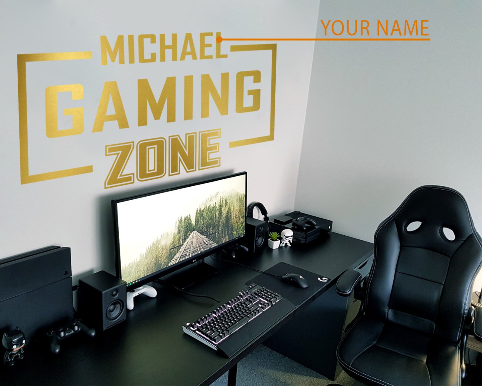 Gamer Room Decor, Custom Name, Gaming Zone, Gamer Room Sign, Gamer ...