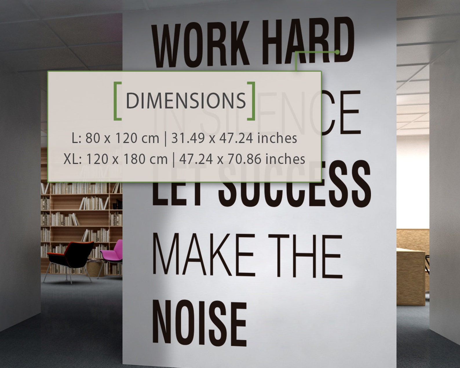 Work Hard Office Wall Art Office Decor Office Walls Wall - Etsy