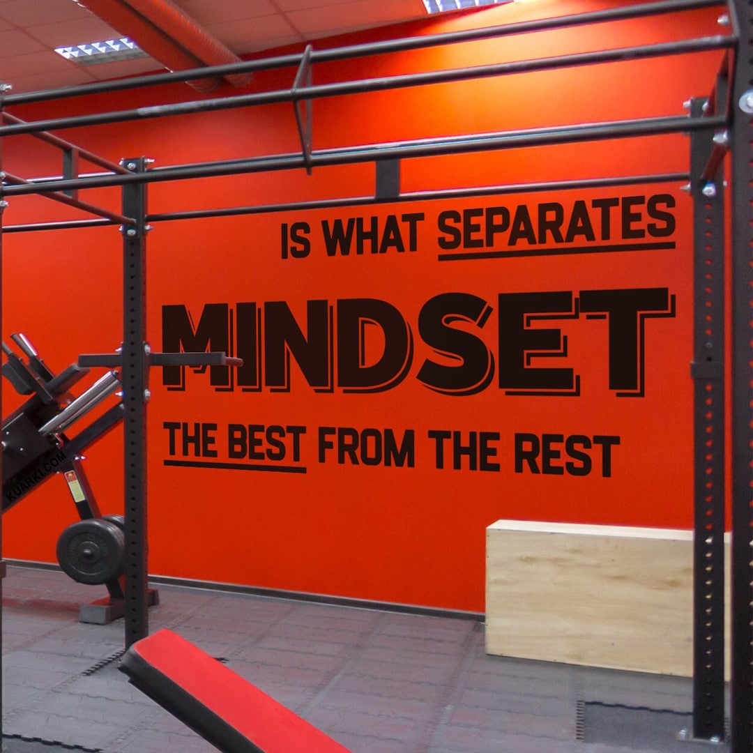 Mindset, Gym, Gym Quotes, Home Gym Quotes, Workout, Home Gym, Gym Wall ...