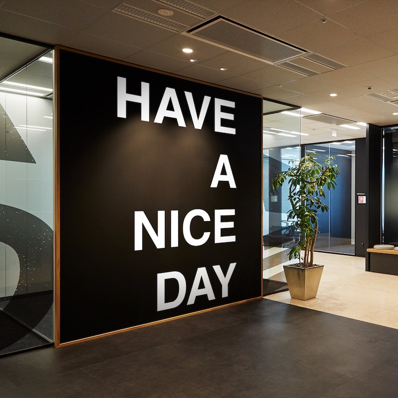 Have a Nice Day Office Wall Art Office Decor Office Wall - Etsy