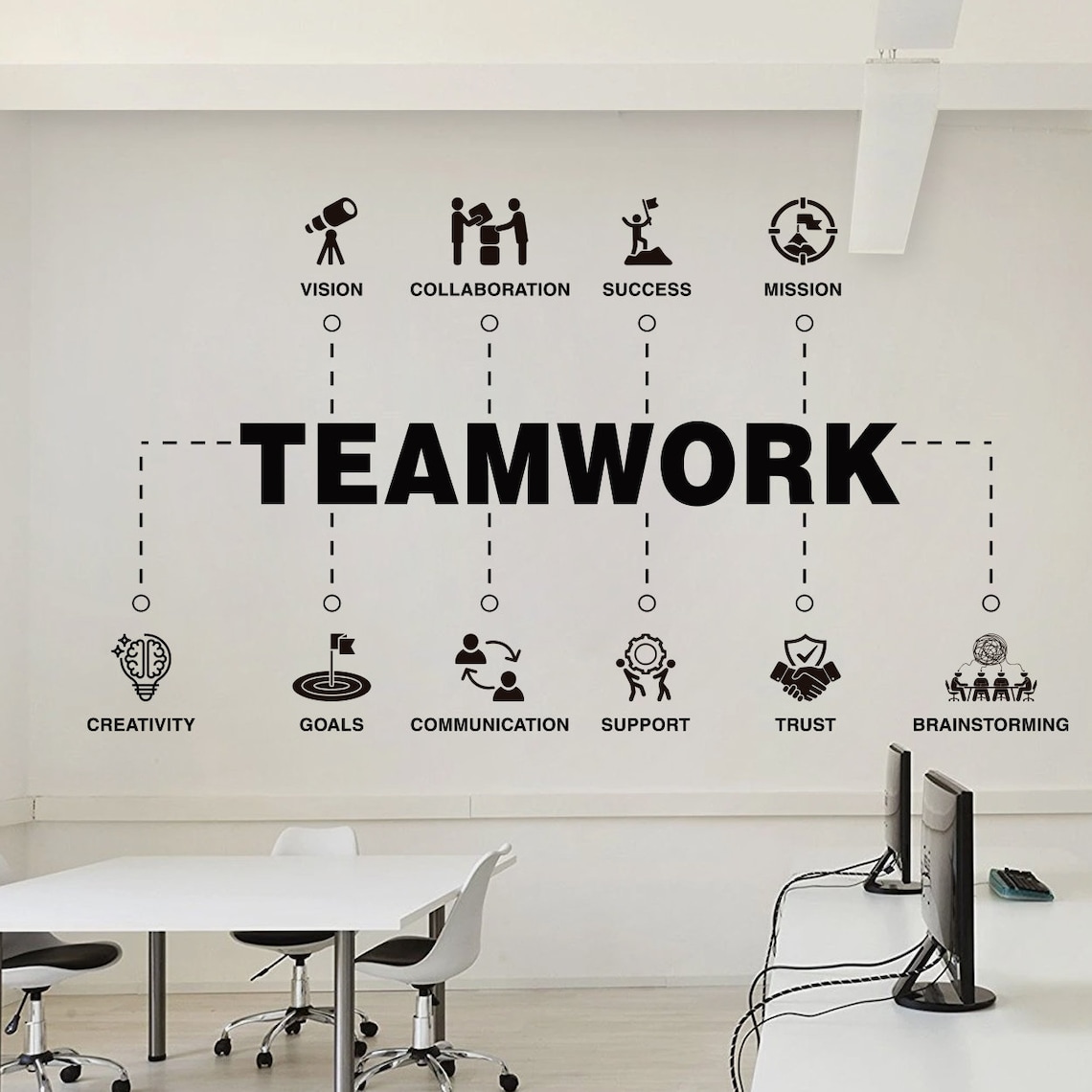 Teamwork Values Office Team Team Spirit Team Building - Etsy