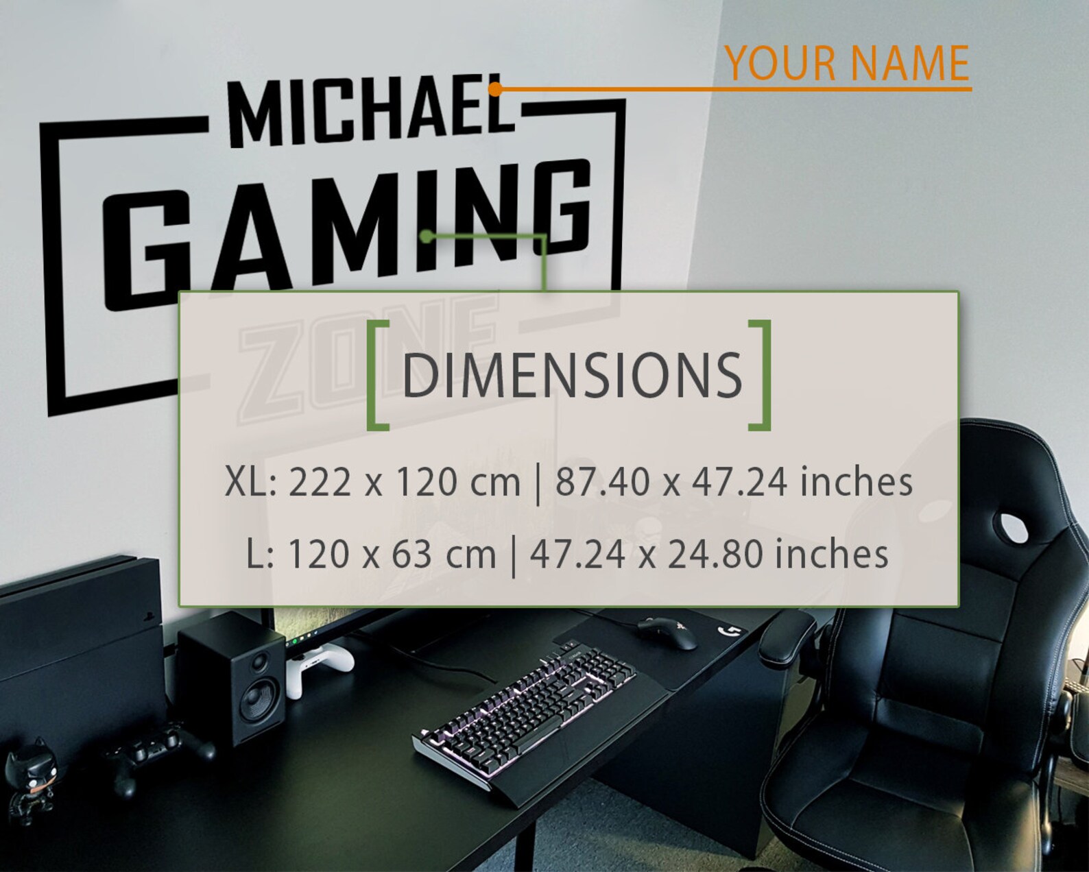 Gamer Room Decor, Custom Name, Gaming Zone, Gamer Room Sign, Gamer ...