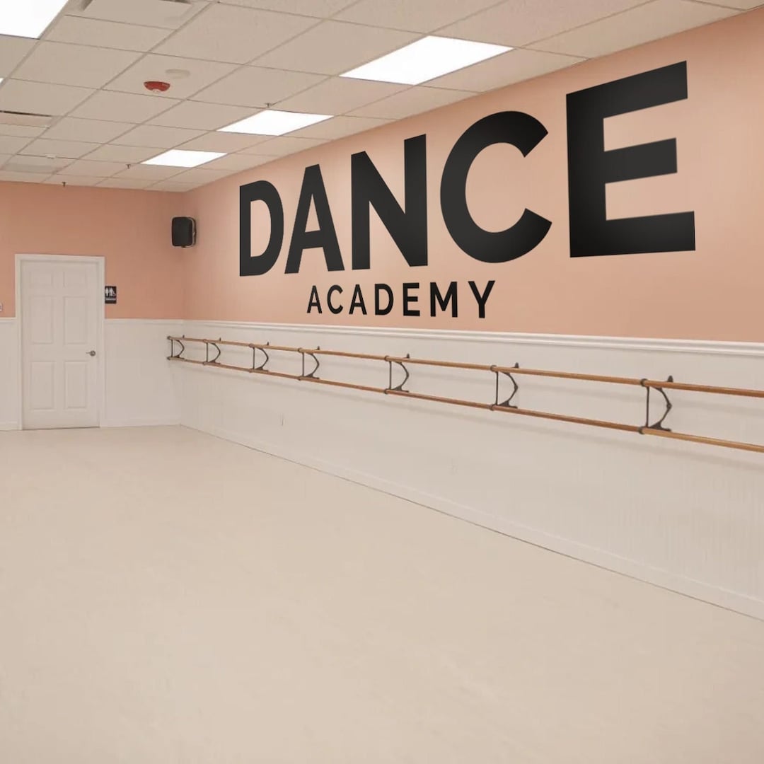 Dance Academy Wall Decal: Ballet, Jazz, Hip Hop Studio Decor - Etsy