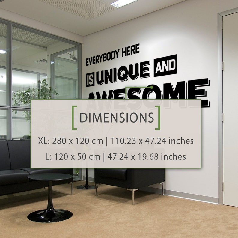 Office Wall Art Unique Awesome Team Inspiring Office | Etsy