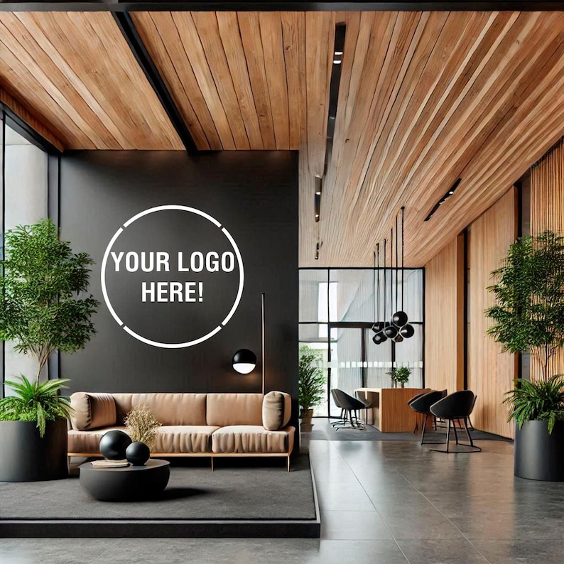 Custom Logo Wall Decal - Interior Decal - Your Business Logo ...