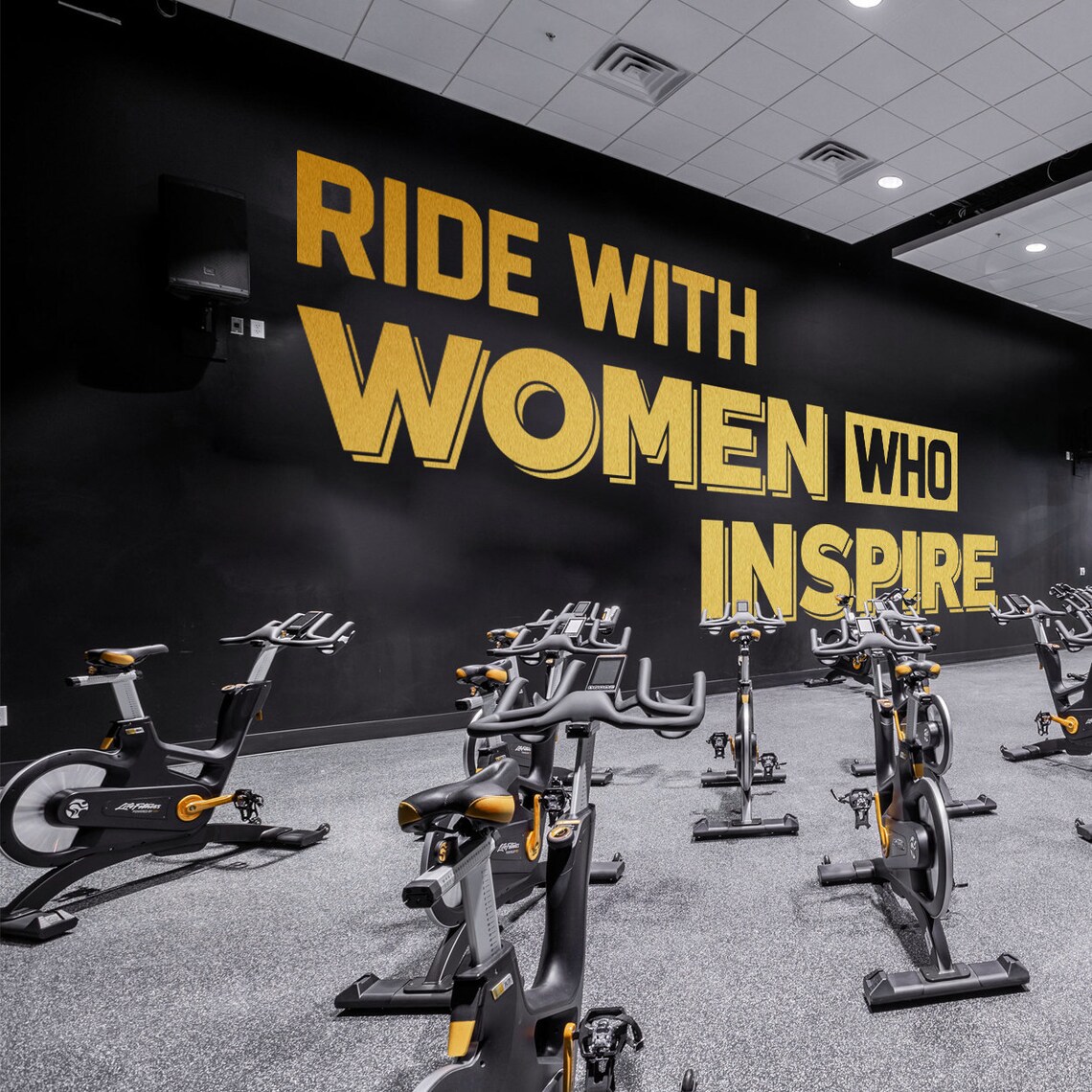 Home Gym Ride With Women Who Inspire Fitness Cycling - Etsy