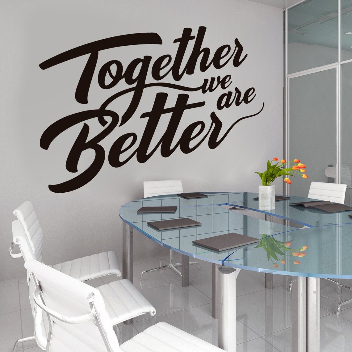 Together, Teamwork, Office, Office Decor, Office Decals, Office Sticker ...