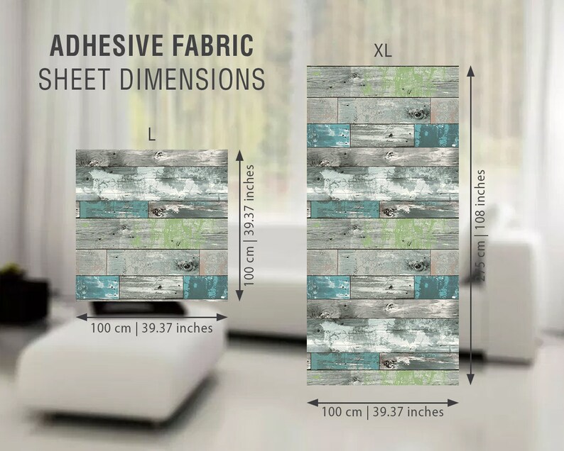 Distressed Wood Wallpaper Self-adhesive Removable | Etsy