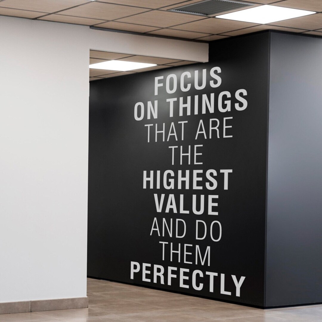 Focus on Things, Goals, Objectives, Targets, Office Decor, Teamwork ...