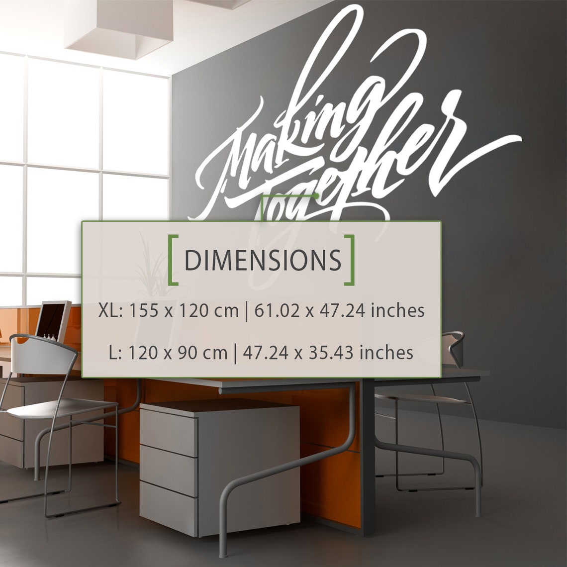 Making Together Teamwork Team Office Stickers Wall - Etsy