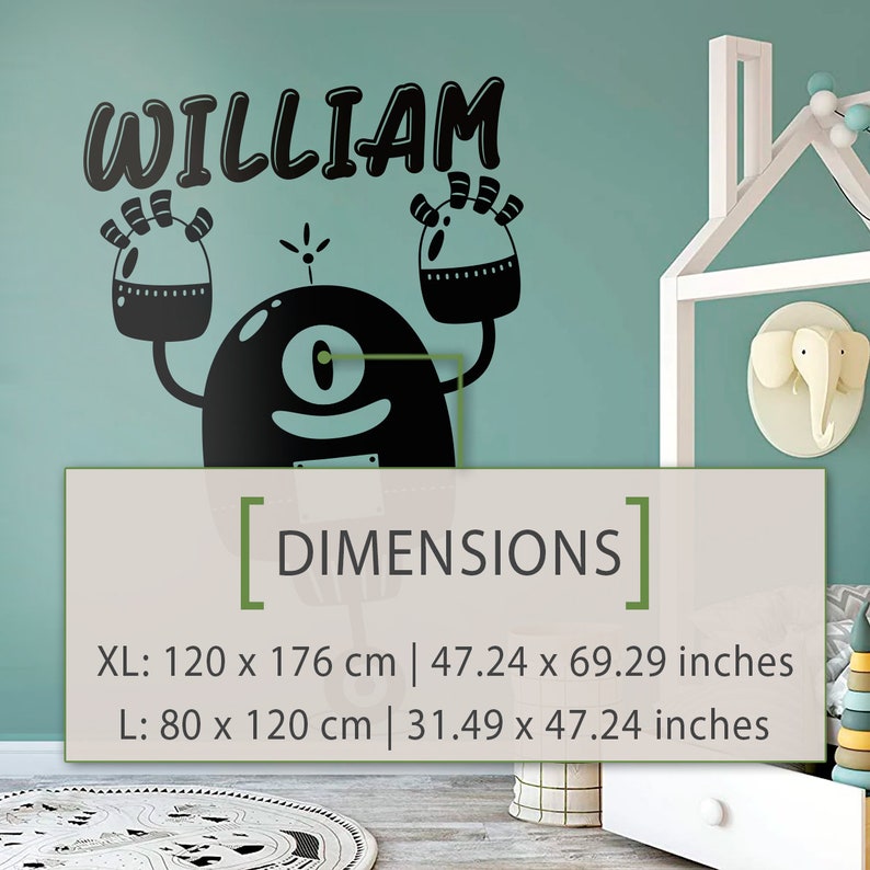 Personalized Robot Wall Decal: Robot Themed Room Decor - Etsy