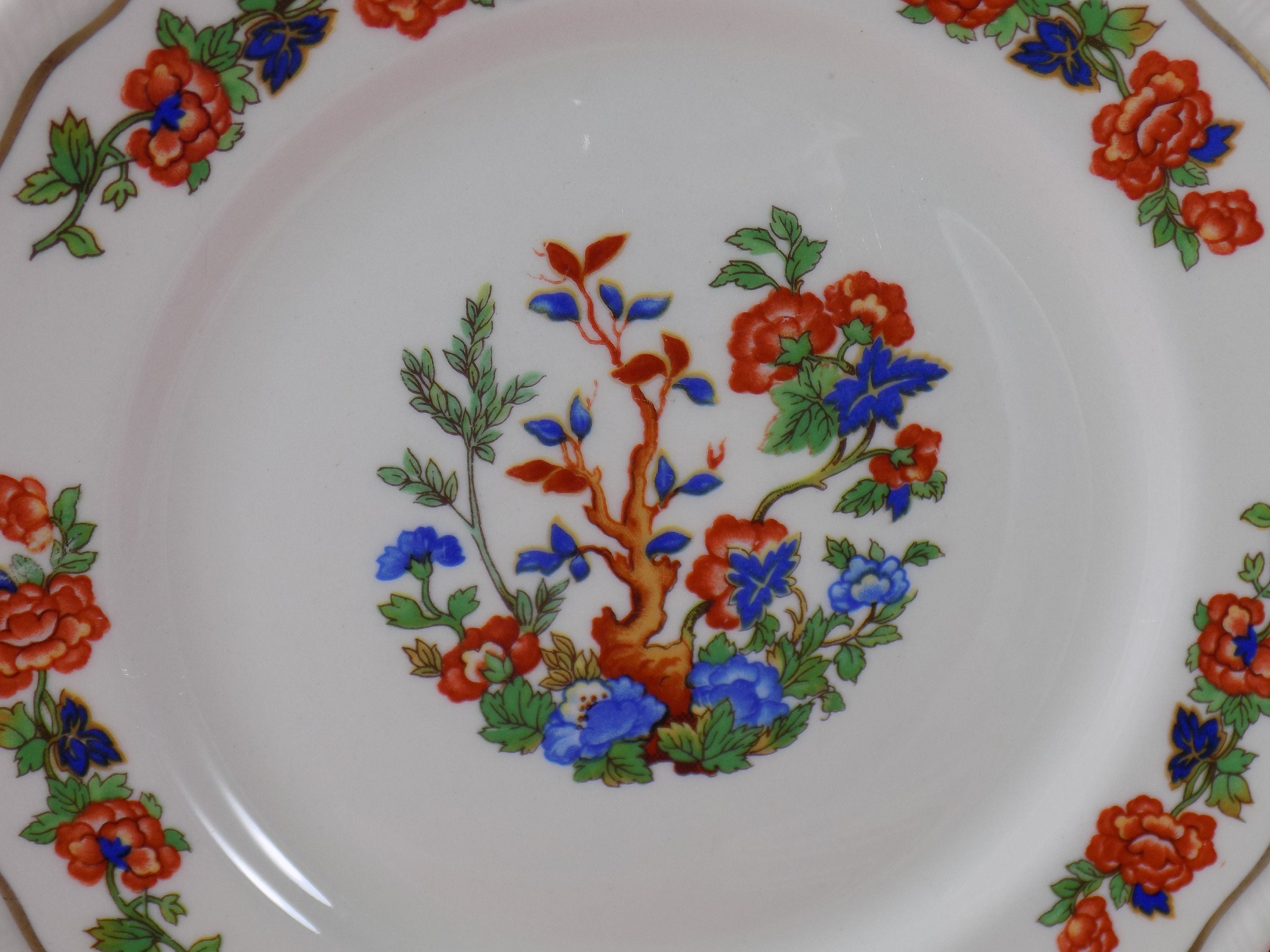 Warwick China Set of 5 Lunch or Salad Plates 8 Made in | Etsy