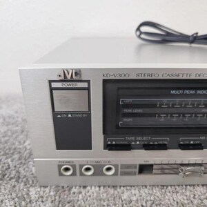 JVC KD-V300 Stereo Cassette Deck Tape Player KD-V300J Auto Reverse ...