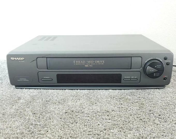 Sharp VCR Model VC-A542U VHS Video Cassette Recorder Player Vintage No ...