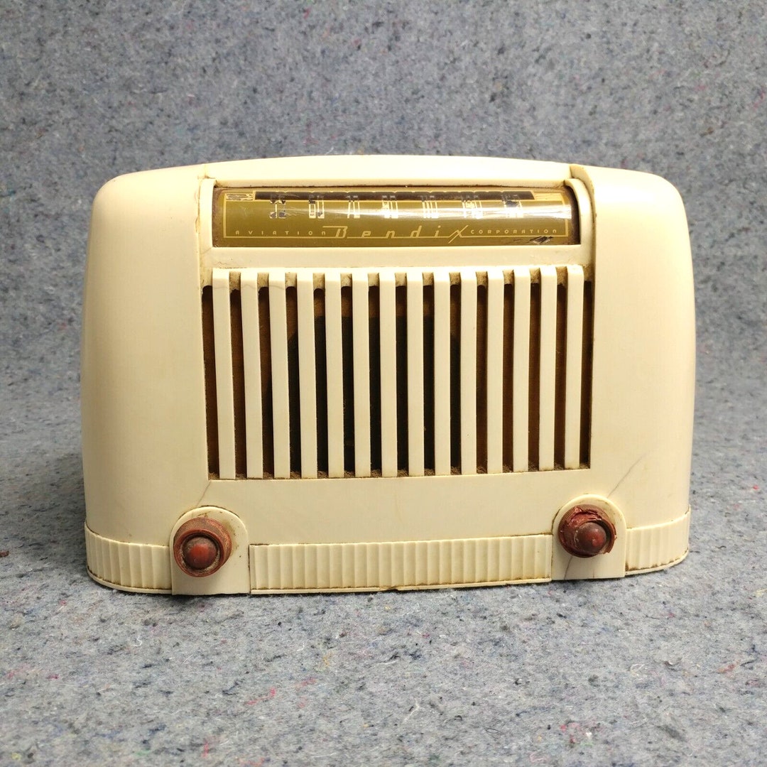 Bendix Tube Radio Bakelite AM Table Radio Vintage 1940's - Etsy UK